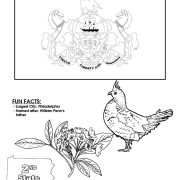 Fifty States Coloring Book