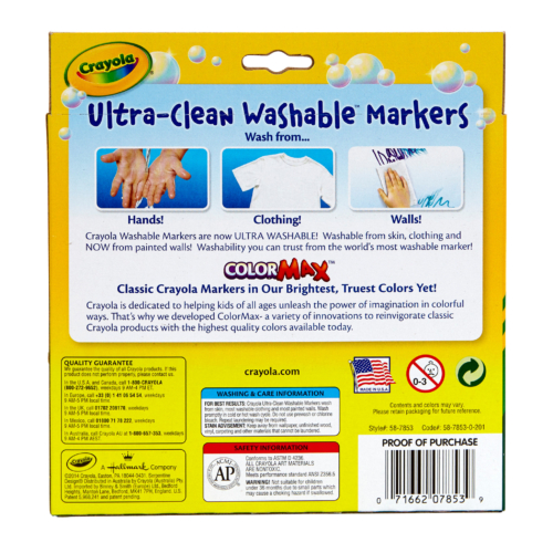 10 Count Crayola Broad Line Washable Markers