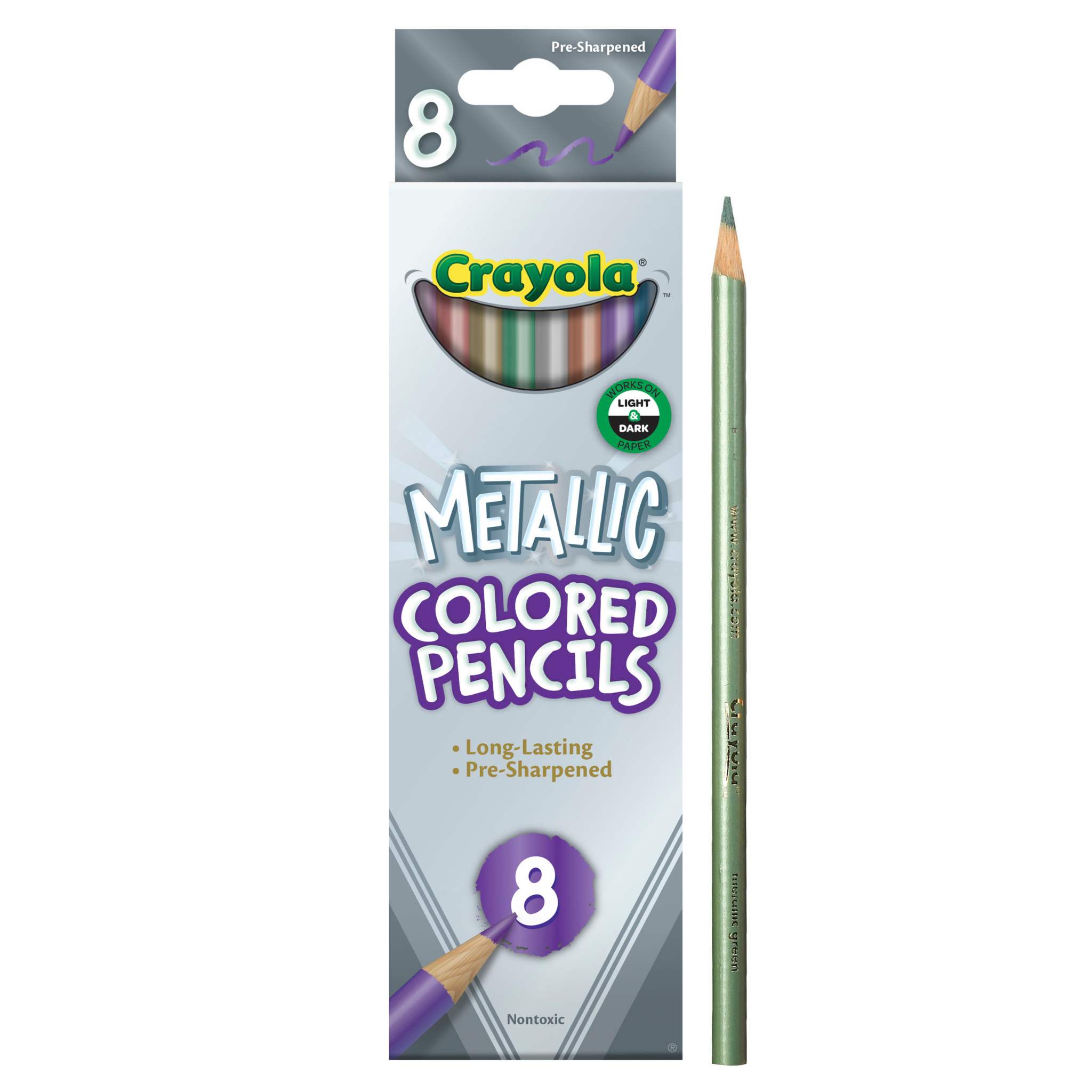 Crayola 8ct. Metallic Colored Pencils