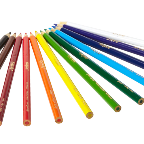 Crayola 12 Count Long Colored Pencils - ColoringBook.com | Really Big ...