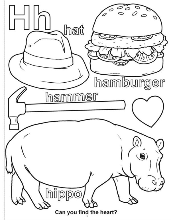 ABC 123 Coloring Book 12 x 18