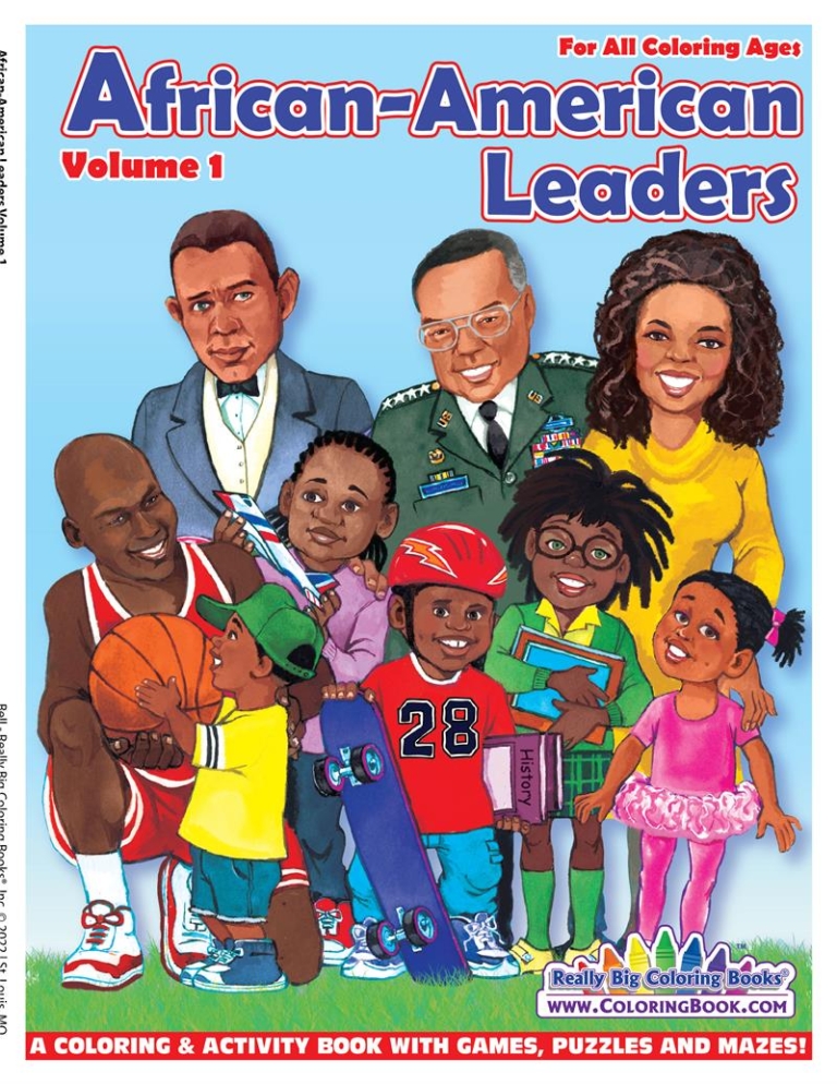 African American Leaders Coloring Book