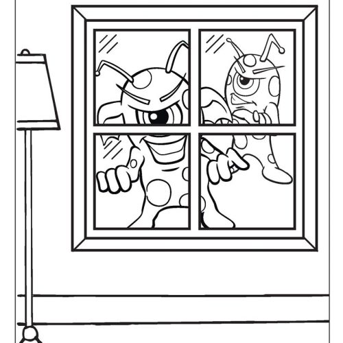 Adventures with Aliens and Monsters Personal Coloring Book