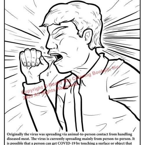 Coronavirus COVID-19 Coloring Activity Book