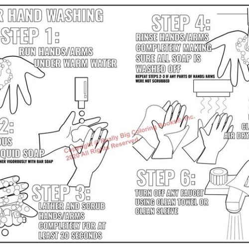 Coronavirus COVID-19 Coloring Activity Book