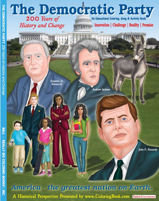 The Democratic Party Coloring Book 8.5 x 11