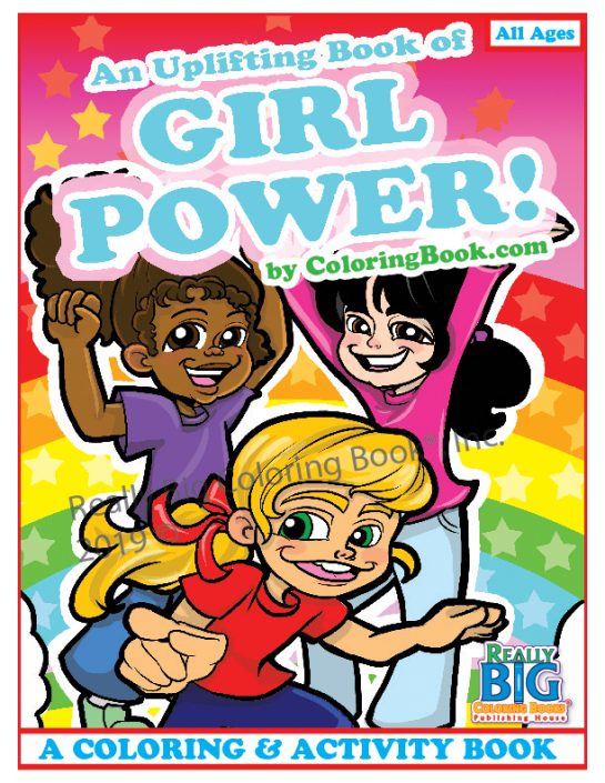 Girl Power 8.5 x 11 - Really Big Coloring Books®