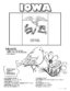 Iowa State Coloring Book 8.5 x 11