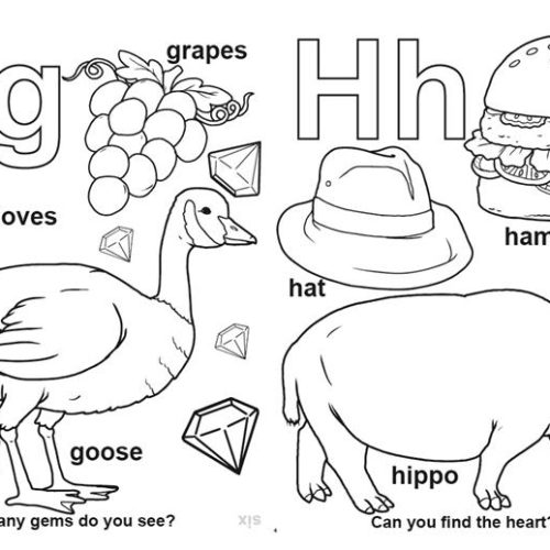 ABC-123 Letters Numbers Coloring Book