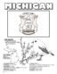 Michigan State Coloring Book 8.5 x 11