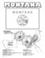 Montana State Coloring Book 8.5 x 11