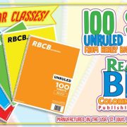 100 Sheet Notebook Unruled 200 pages