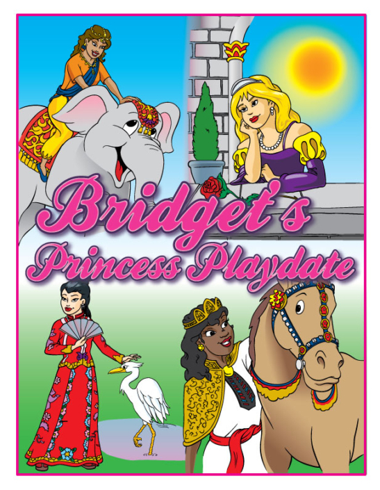Princess Playdate Personal Coloring Book