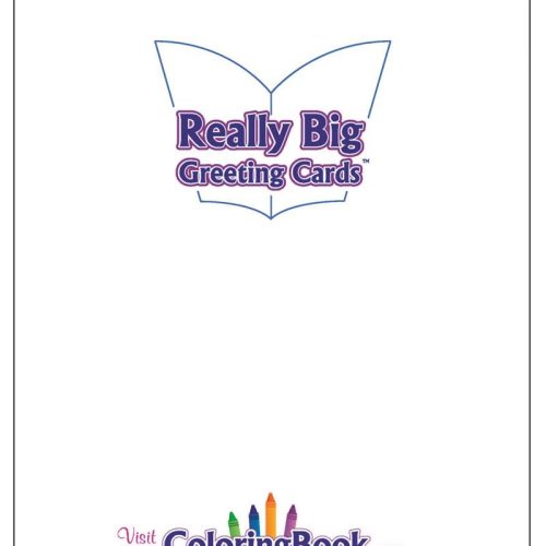 Rockstar - Congrats Really Big Greeting Card - Really Big Coloring Books