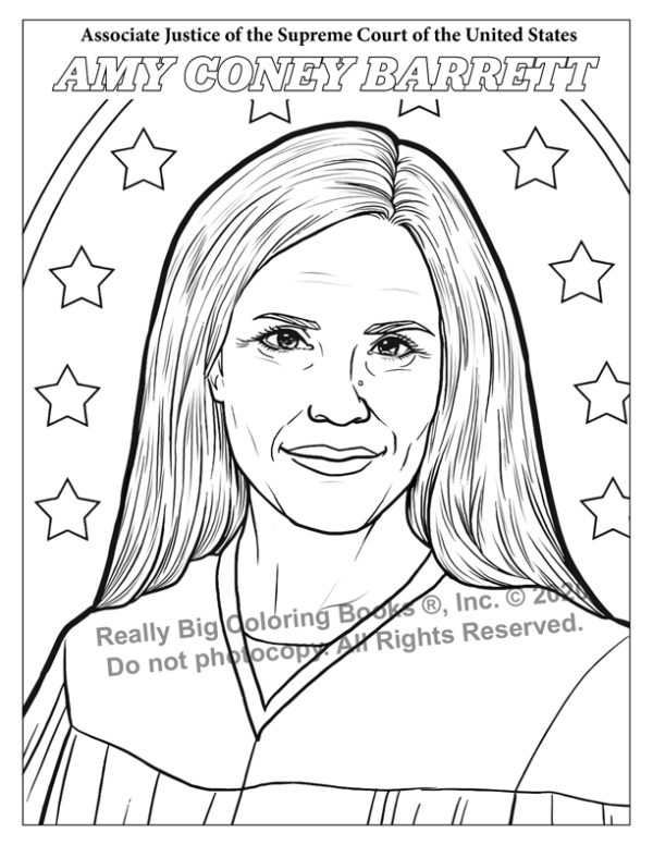 United States Supreme Court Coloring Book 8.5 x 11