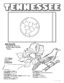 Tennessee State Coloring Book 8.5 x 11