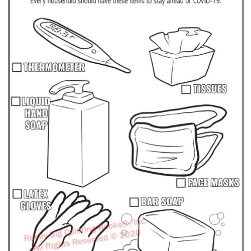 Understanding the Coronavirus COVID19 Coloring Book 8.5 x 11