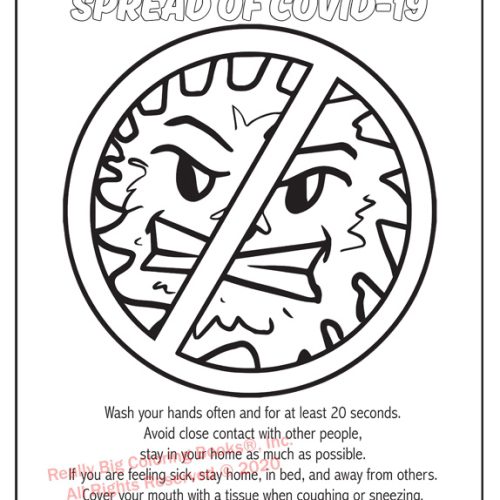 Understanding the Coronavirus COVID19 Coloring Book 8.5 x 11