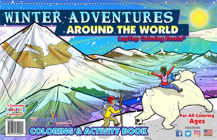 Winter Adventures Coloring Book 17 x 11