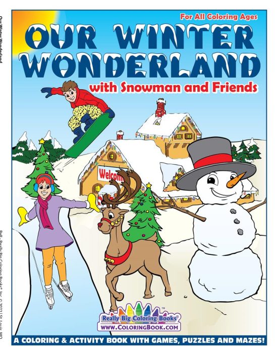 Our Winter Wonderland Coloring Book 8.5 x 11