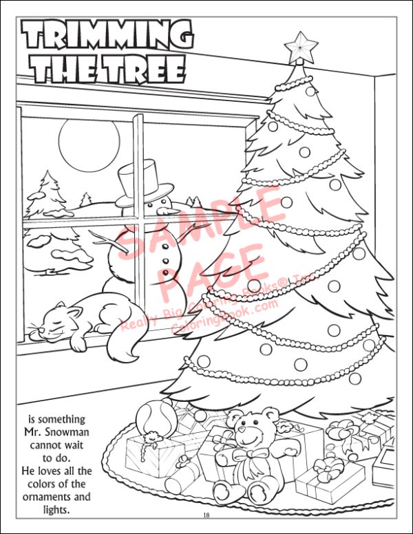Our Winter Wonderland Coloring Book 8.5 x 11