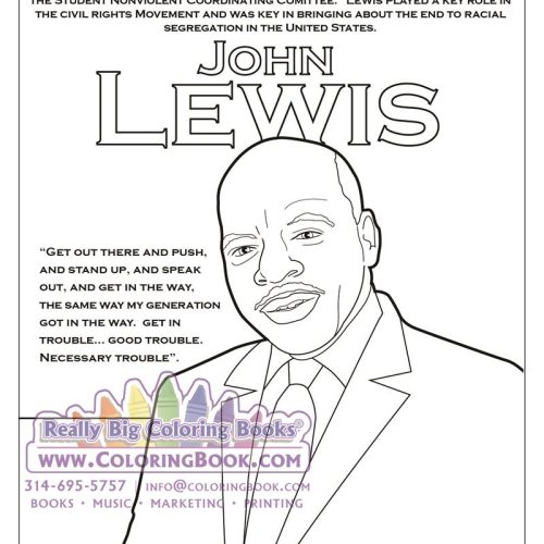 African American Leaders 2 Imprint Coloring Book