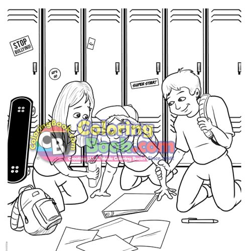 Bullying Imprint Coloring Book