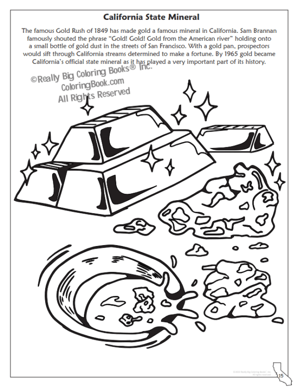 California State Coloring Book