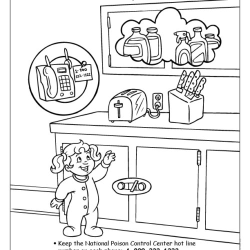Child Safety Imprint Coloring Book