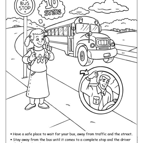 Child Safety Imprint Coloring Book
