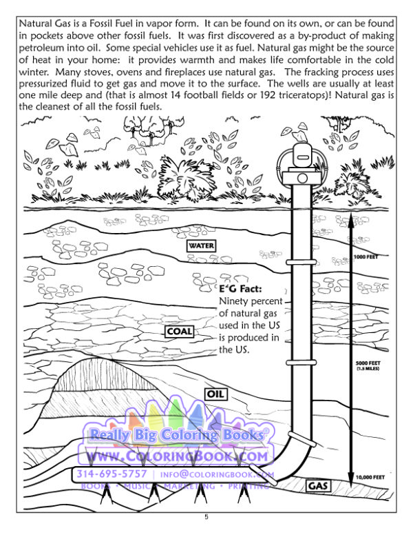 Energy Basics ColoringBook.com | Really Big Coloring Books®
