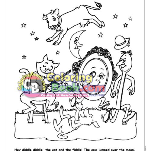 Fairy Tales and Nursery Rhymes Imprint Coloring Book