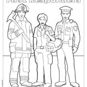 First Responders ColoringBook.com | Really Big Coloring Books®