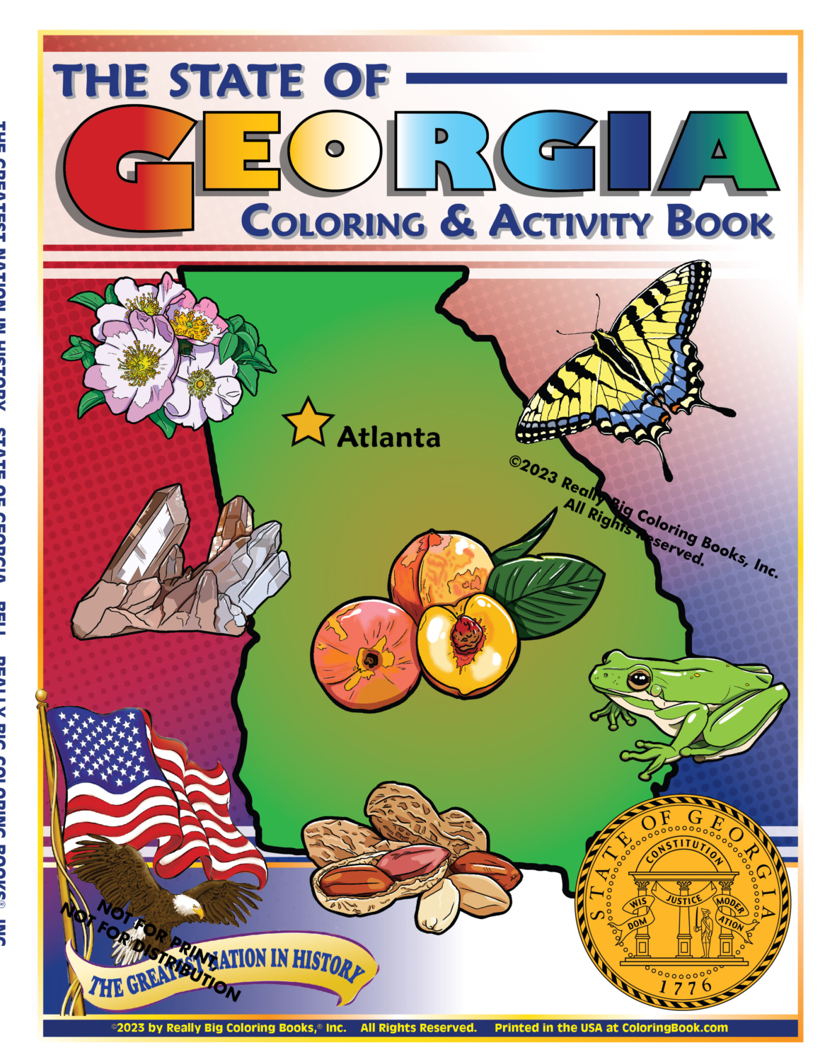 Georgia State Coloring Book 8.5 x 11