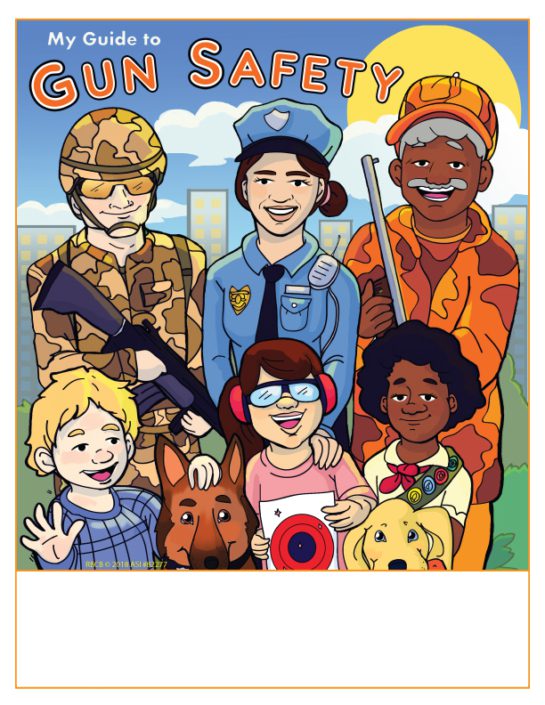 Gun Safety Imprint Coloring Book