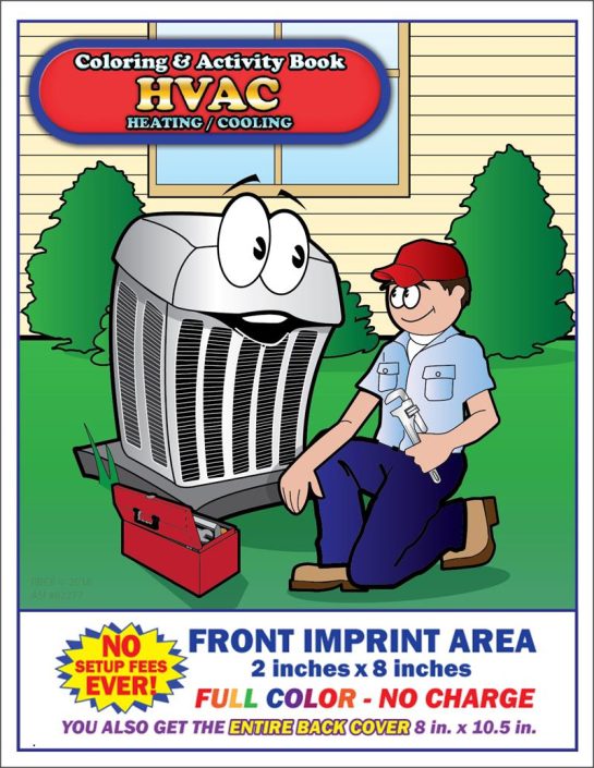 Hvac Imprintable Coloring And Activity Book