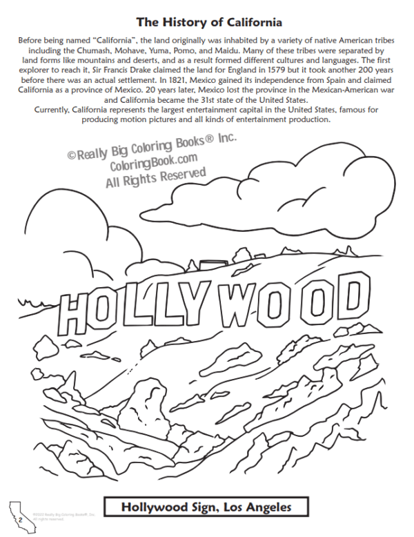 California State Coloring Book