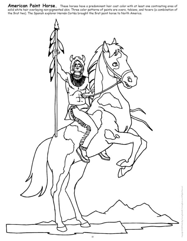 Horses Really Big Coloring Book 12 x 18