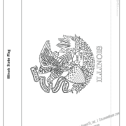 Illinois State Coloring Book 8.5 x 11 - Really Big Coloring Books