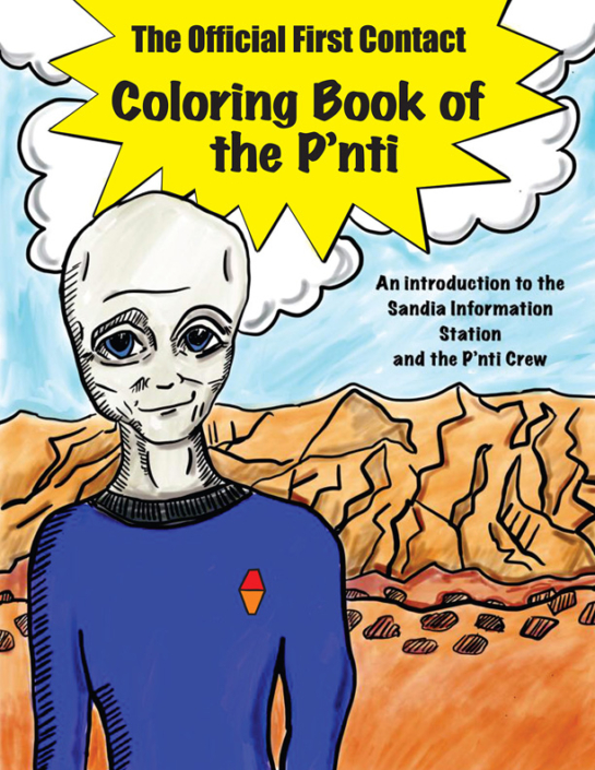 The Infinite Voice Project Official First Contact Coloring Book
