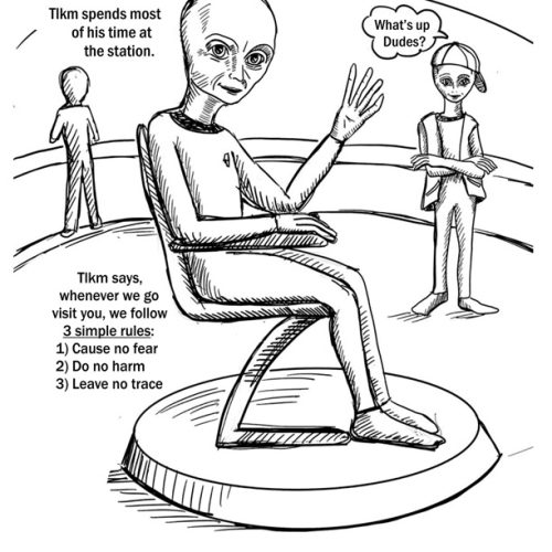 The Infinite Voice Project Official First Contact Coloring Book
