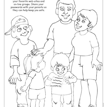 Internet Safety Imprint Coloring Book