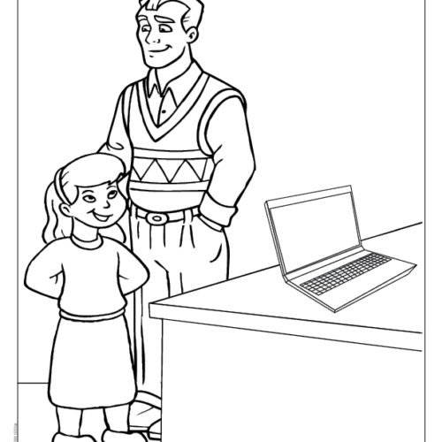 Internet Safety Imprint Coloring Book