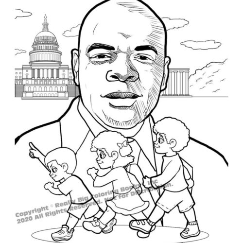 African American Leaders volume 2 Coloring Book