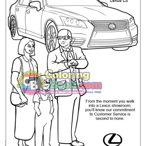 Lexus Imprint Coloring Book