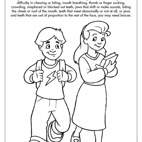 Orthodontics Imprint Coloring Book