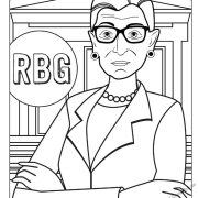 Ruth Bader Ginsburg Coloring Book