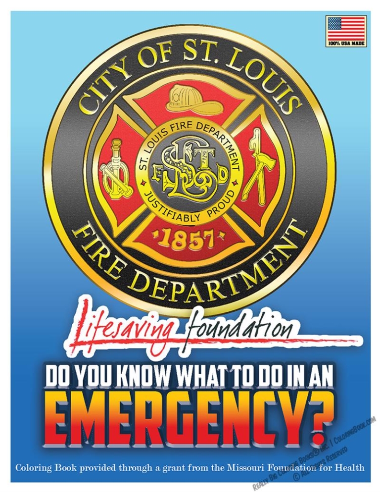 City of St. Louis Fire Department Lifesaving Foundation - ColoringBook ...