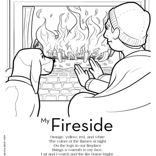 Snow Fall Imprint Coloring Book