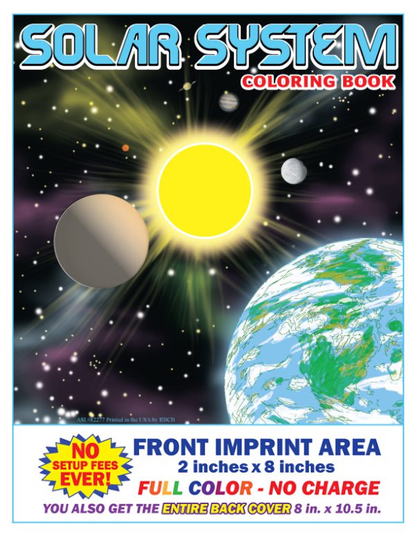 Solar System Imprint Coloring Book